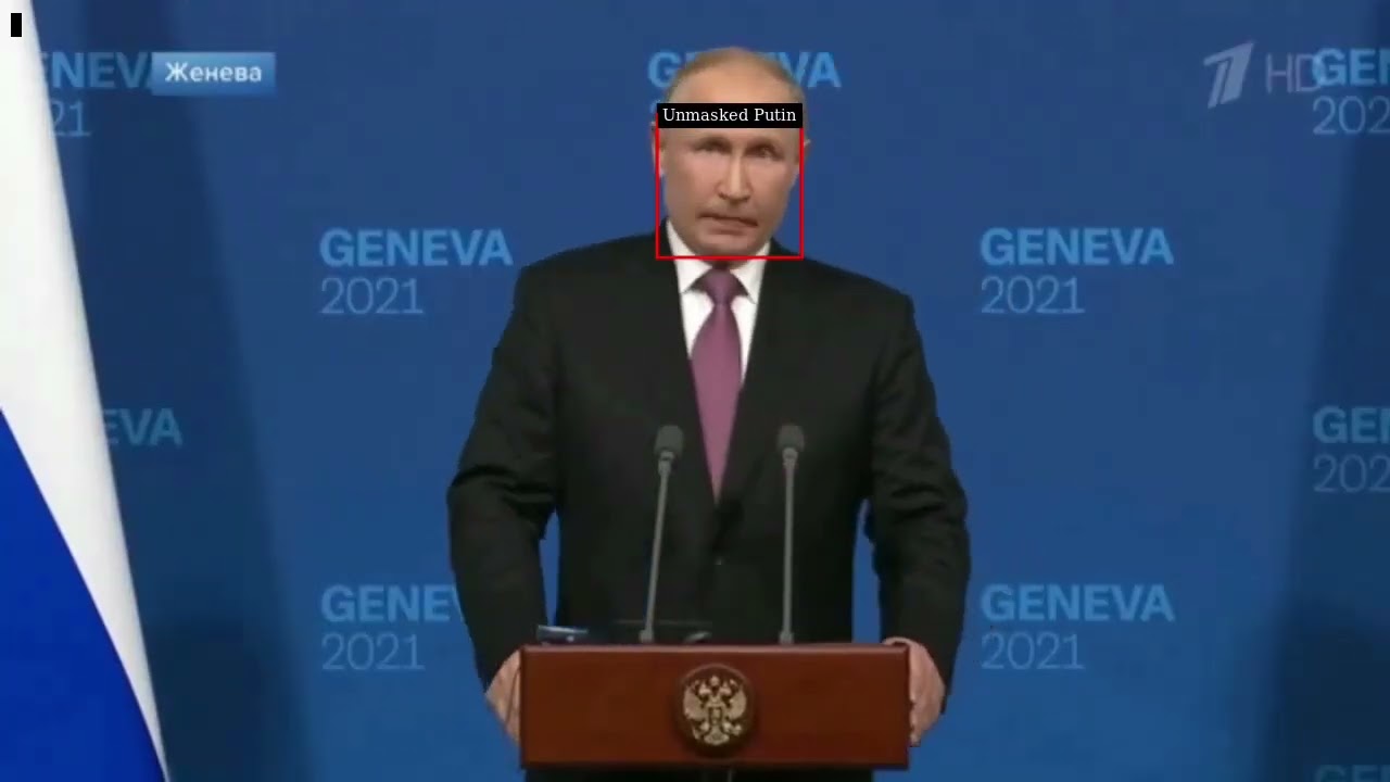 Putin face-recognition with Deepstream