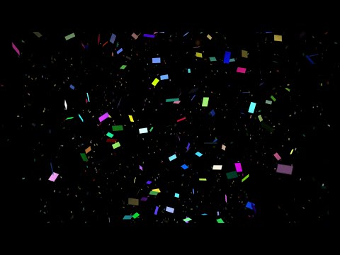 -1 - Confetti cannon 1080p full hd, confetti with black background