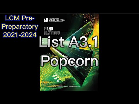 LCM Pre (2021-2024), List A3.1: Popcorn Primo