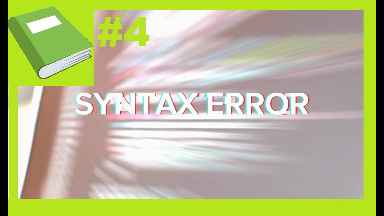 Invalid SYNTAX ERROR in python - WHAT it is and how to SOLVE it?