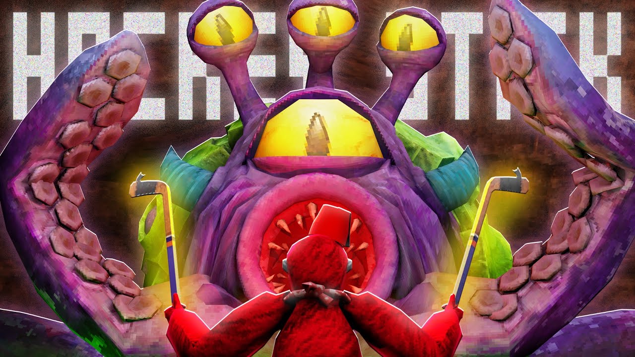 How I Beat The Meteor Monster With ONLY Hockey Sticks…