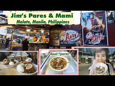 Jim’s Pares & Mami, Malate, Manila, Philippines- Filipino Braised Beef ...
