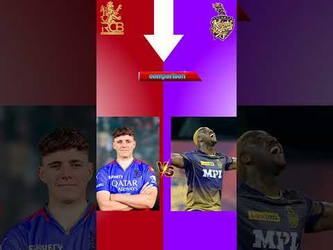 RCB Vs KKR team comparison #ipl #rcb #kkr #viratkohli #ipl2025 #rcbplaying11 #playing11 #cricket