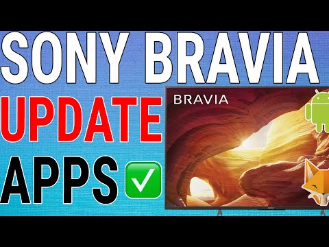 Sony Bravia TV - How To Update Apps