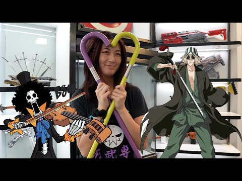 Brook's "Soul Solid" Cane Sword VS Kisuke Urahara's "Benihime" Cane Sword