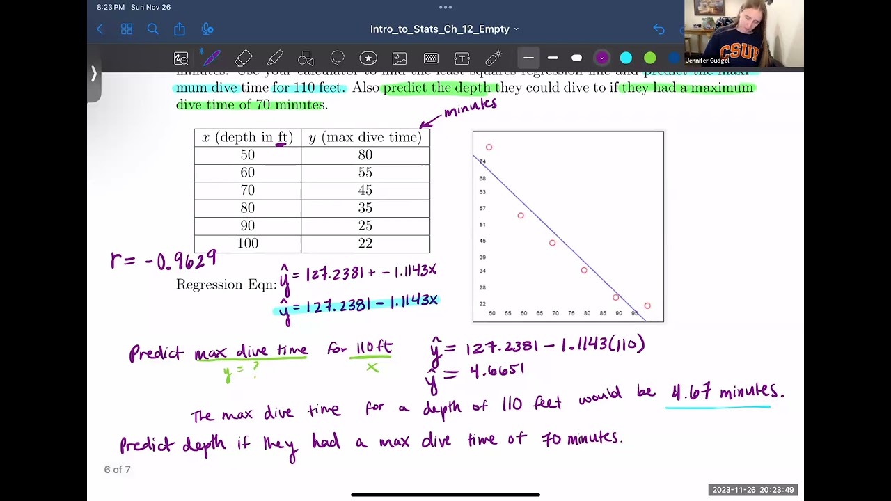 Intro to Stats Chapter 12 Video 8