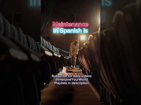 MAINTENANCE in SPANISH | Customer Service