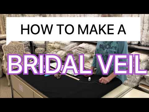 ***HOW TO MAKE A BRIDAL VEIL!***