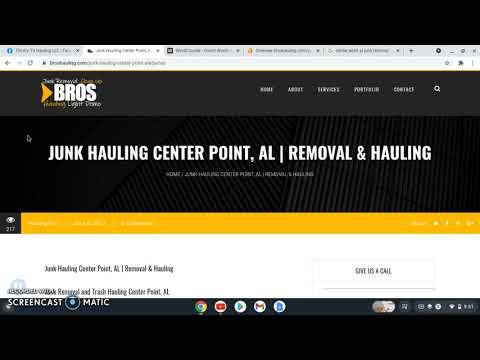Timmy T's Hauling LLC | center point al junk removal