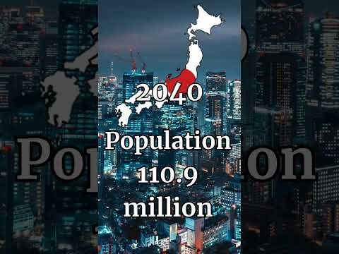 Japan population projection (2024-2120) #japan #population #japanese #tokyo #2024 #2100