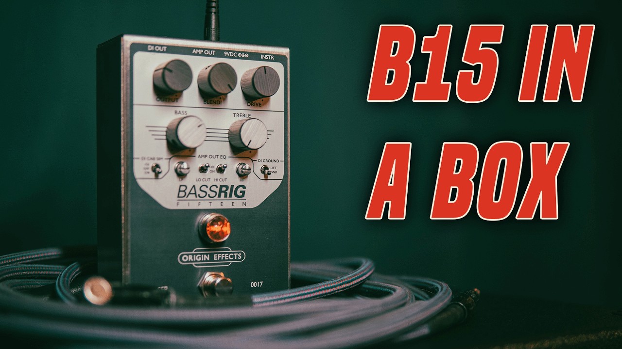 The legendary Ampeg B15 in a pedal - Origin Effects Bassrig Fifteen Review