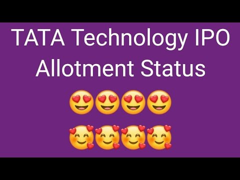 TATA TECHNOLOGY IPO ALLOTMENT STATUS