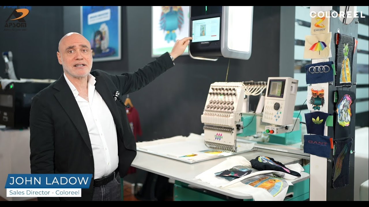 Coloreel - Instant Thread Coloring Unit |  Groundbreaking Technology for Embroidery