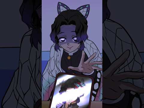 Show Me Your PHONE! Shinobu x Giyu ????핸드폰 보여줘 #kimetsunoyaiba #siaeden #animationmeme