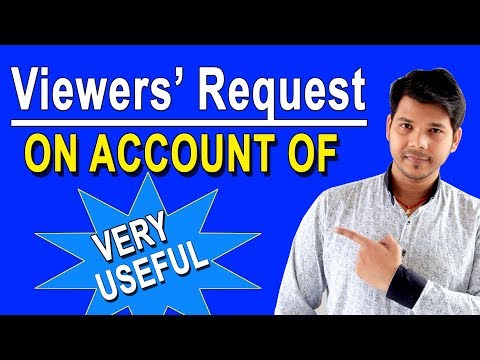 ON ACCOUNT OF IN ENGLISH SPEAKING
