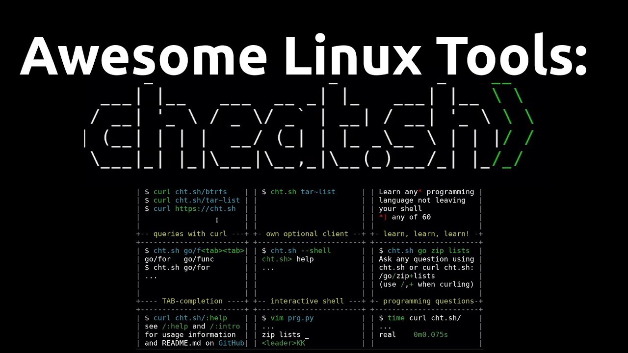 Awesome Linux Tools: cheat.sh