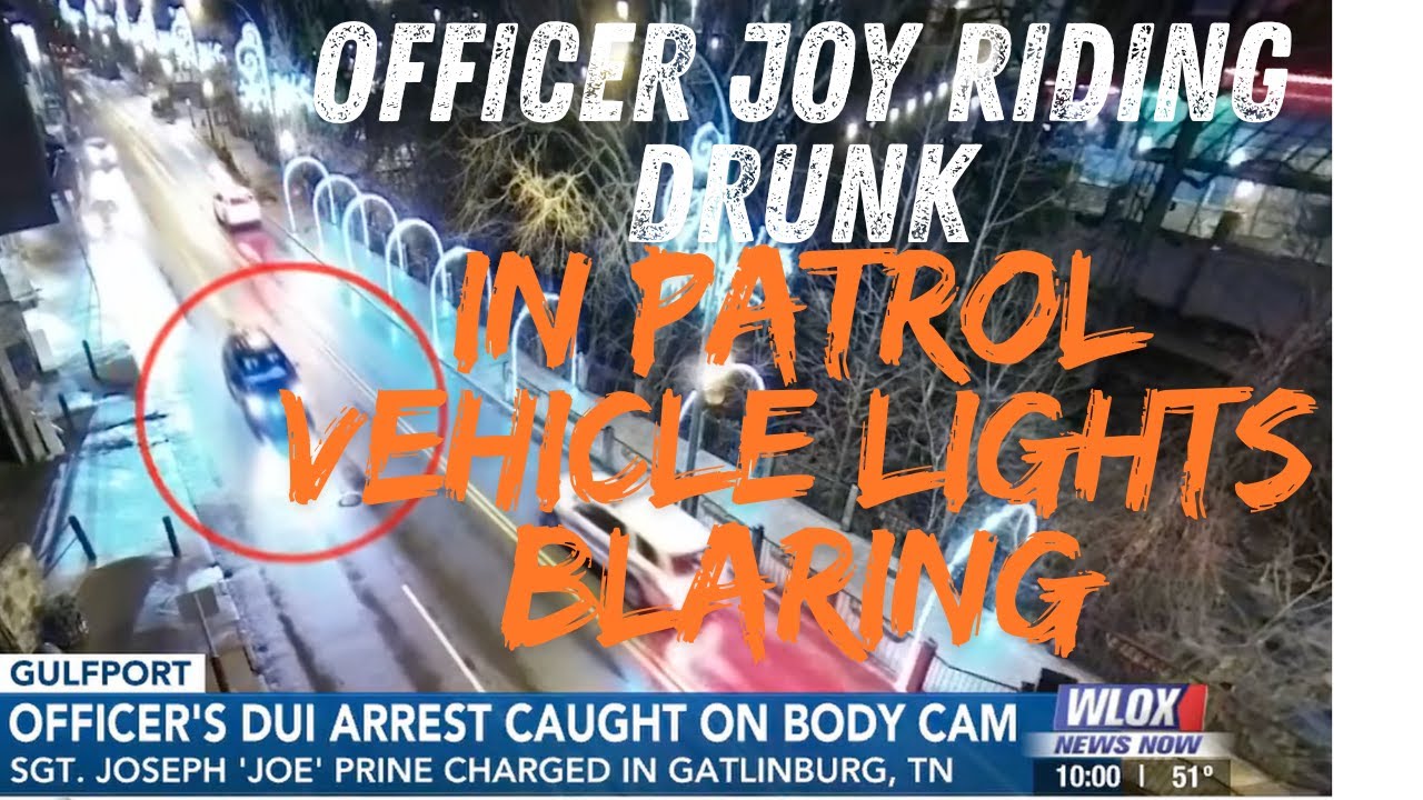 Police officers drunk driving in police vehicles and getting arrested