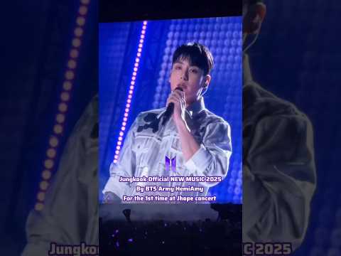 Jungkook of BTS New Music 2025 released at Jhope concert for the first time  #jungkook#bts2025#kpop