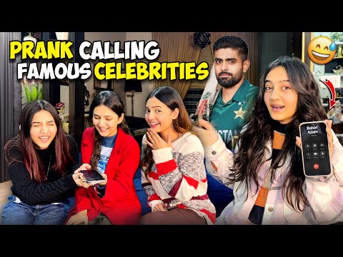 Prank Calling Famous Celebrities😍| ft Babar Azam You Won’t Believe His Reaction! 🏏😂| Sistrology