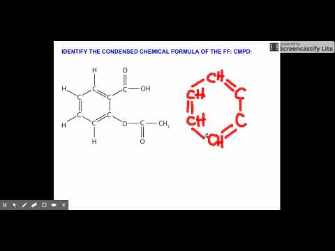 Expanded Structural Formula to Condensed Structural Formula for Cyclic Hydrocarbons