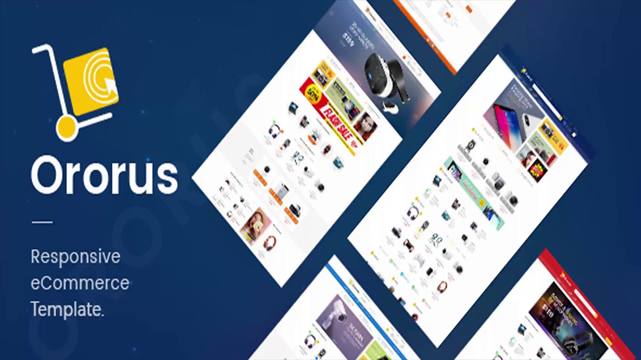 Ororus - Electronics eCommerce Bootstrap 4 Template | Themeforest Website Templates and Themes