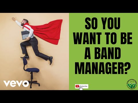 So You Want to be a Band Manager? Are You Ready for What is in Store? #bandmanager #mus...