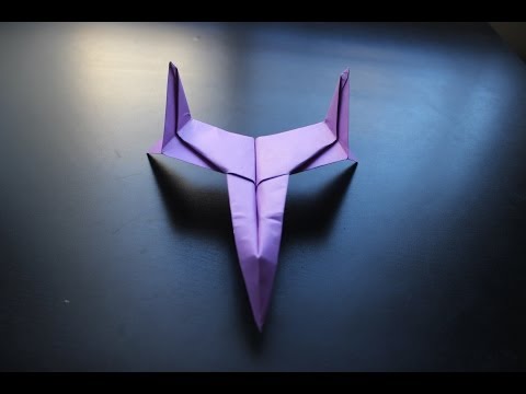 How to Make a Star Fighter Origami Paper Plane: tutorial | The Secrets ...