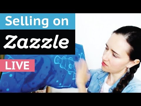LIVE: How To Sell Repeat Pattern Designs On Zazzle Products. Zazzle Products Review by Designer.
