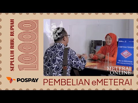Beli Meterai Elektronik di Kantor Pos aja..