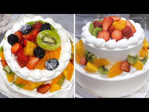 Make This Stunning Two-Tier Fruit Cream Cake That Steals the Show!