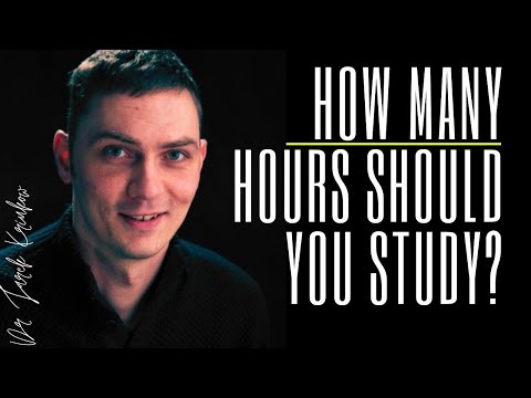 How many hours a week should you study at university? (Dr Jarek Kriukow)