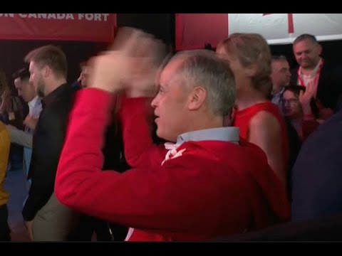 WATCH: Carney parties after election win