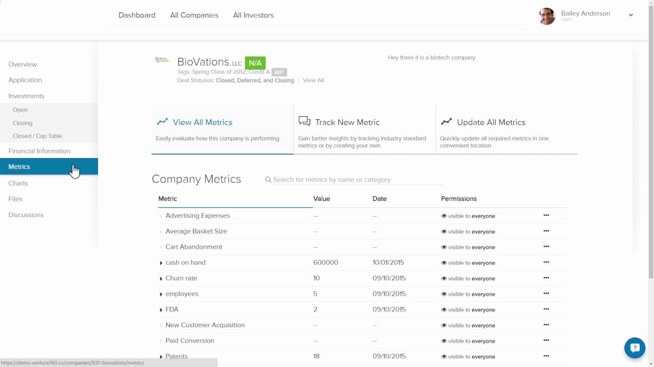 Venture360 New Investor Profile