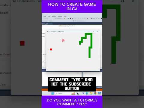 C# Snake Game | C# Coding Tutorial For Beginners #shorts