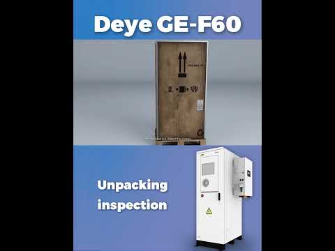 Unpacking inspection Deye GE-F60 #deyeinverter #deye#lifepo4battery