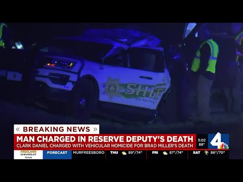 Man charged in reserve deputy's death: Clark Daniel charged with vehicular homicide for Brad Mill...