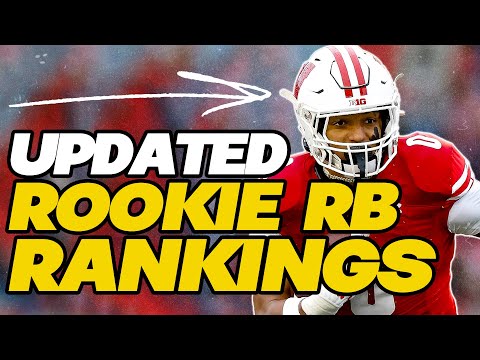 Updated Rookie Running Back Rankings & Tiers! | 2024 Dynasty Football