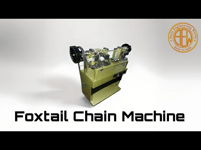 Fox Chain Machine - Round Foxtail, Chain Making Machine Manufacturer ...