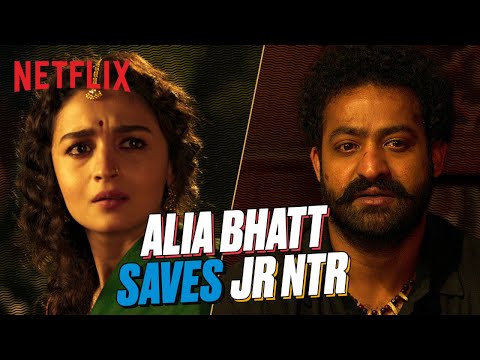 Alia Bhatt clever lie helps Jr NTR! | Ram Charan | #RRR