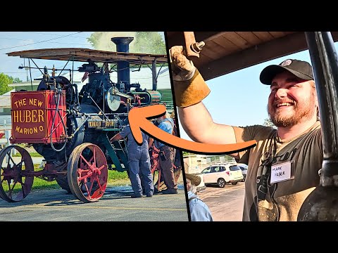 I got to run my namesake STEAM engine: The HUBER!