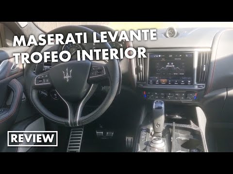 2022 Maserati Levante Trofeo interior
