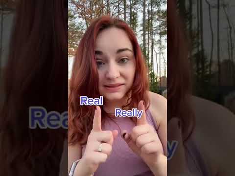 REAL vs. REALLY ???? #englishteacher #englishvocabulary #ingles #anglais #americanslang #esl