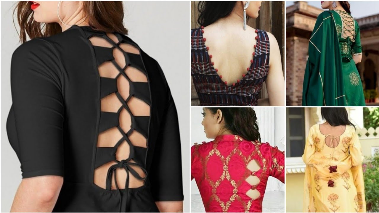 Top 50 Back Neck Designs for Kurti & salwar suits 2022/latest back Neck Designs for kurtis #Shorts