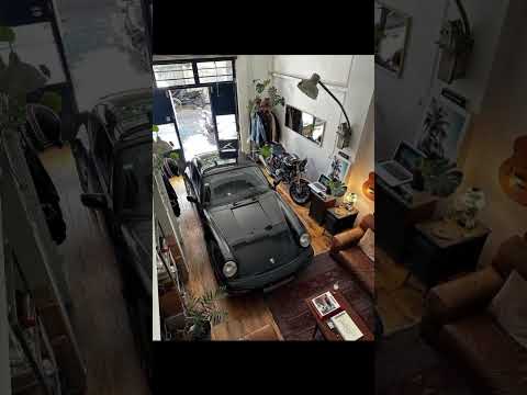 The most perfect retro and vintage man cave design #mancave #mancaveideas #porsche
