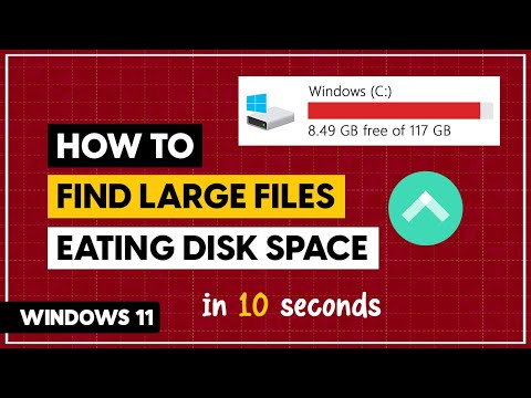 Find Large Files Eating Disk Space in Windows 11 (Quickest Steps)