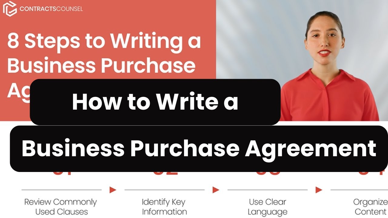 How to Write a Business Purchase Agreement [Lawyer Templates Available]