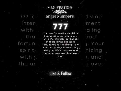 What is the meaning of 777 ⭐️ Manifesting Angel Numbers Meanings Numerology #angelnumber #synchronic