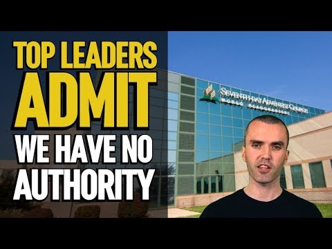 Top SDA Leaders Admit We have NO authority - Results of $100,000 Challenge
