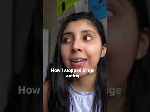 HOW I STOPPED BINGE EATING… #recovery #food #shorts