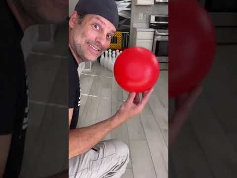 GIANT Bowling 🎳 Challenge//#shorts